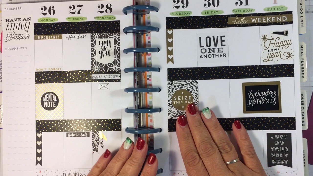 365 Create Happy Planner - Plan with Me - For Beginners - YouTube