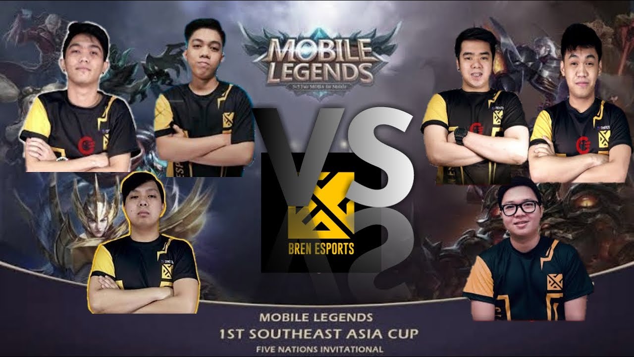 NOSTALGIC BREN doing fun game 3v3 trio vs trio in rank game - YouTube