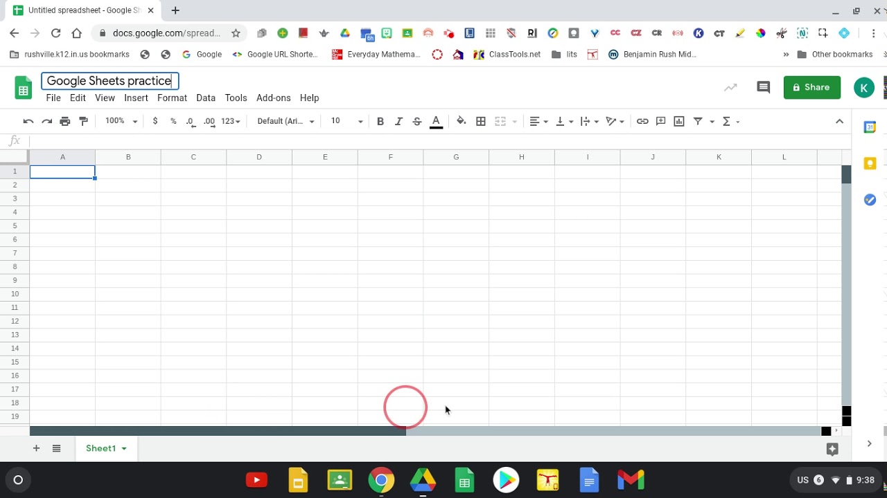 Google Sheets Introduction - YouTube