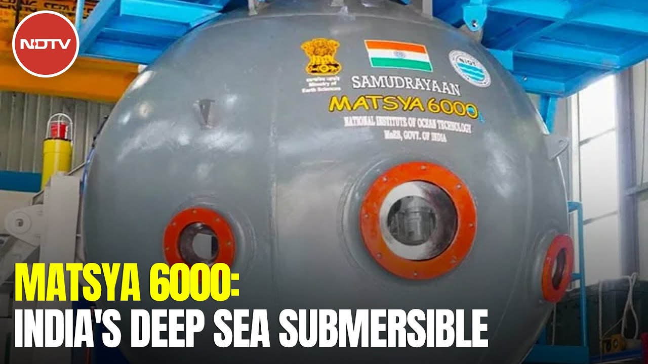 Union Minister Kiren Rijiju Shares Pics Of Matsya 6000, India's Deep ...