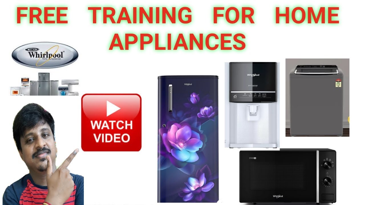 Free Training for Home Appliances Course | washing machine ,ac ...
