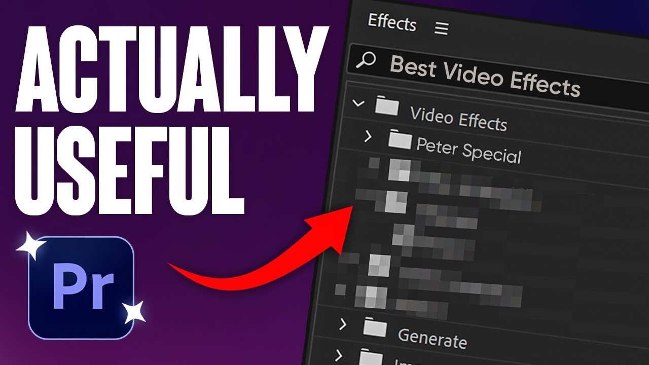 Best Premiere Pro Effects Only PRO Editors Know About - YouTube