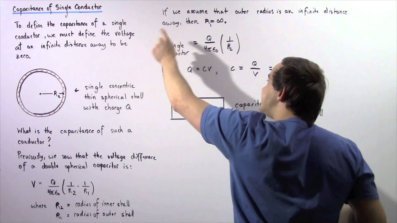 Single Conductor Capacitor - YouTube