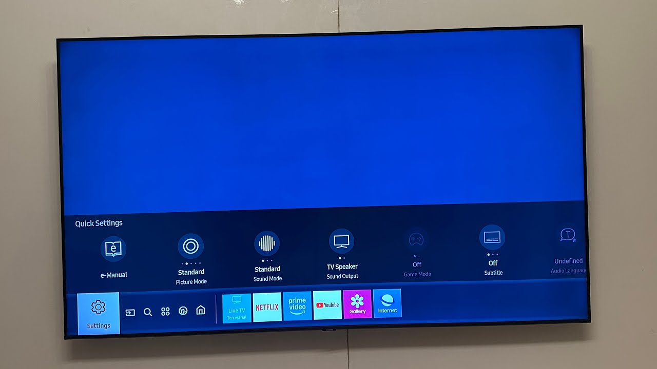 How to FIX Samsung Smart TV Mute icon Stuck ON - YouTube