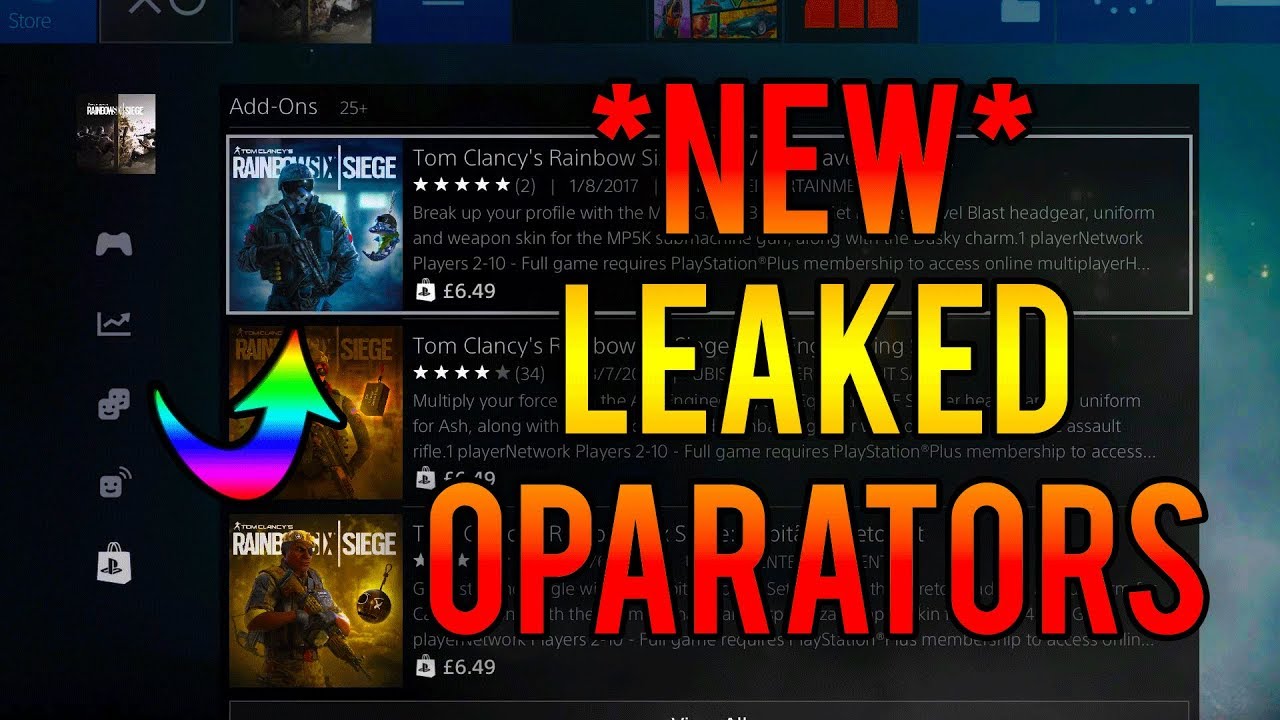 Rainbow Six Siege New Leaked Elite Operator [SPOILERS] - YouTube