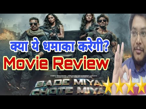 BMCM REVIEW | BMCM MOVIE REVIEW | BADE MIYAN CHOTE MIYAN REVIEW | EARLY ...