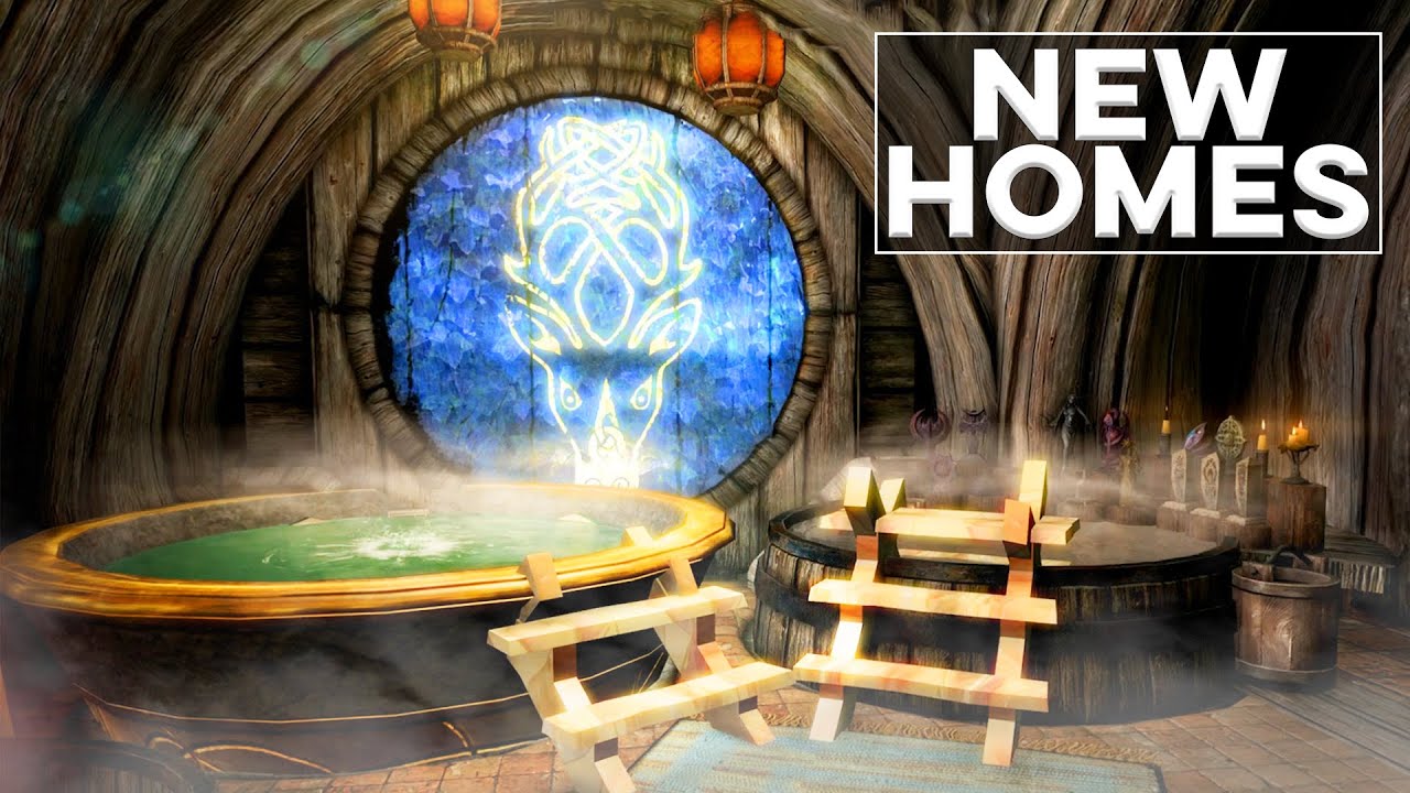 3 New Player Homes in Skyrim - Shapeless Skyrim PS4/PS5 Mods (Ep. 232 ...