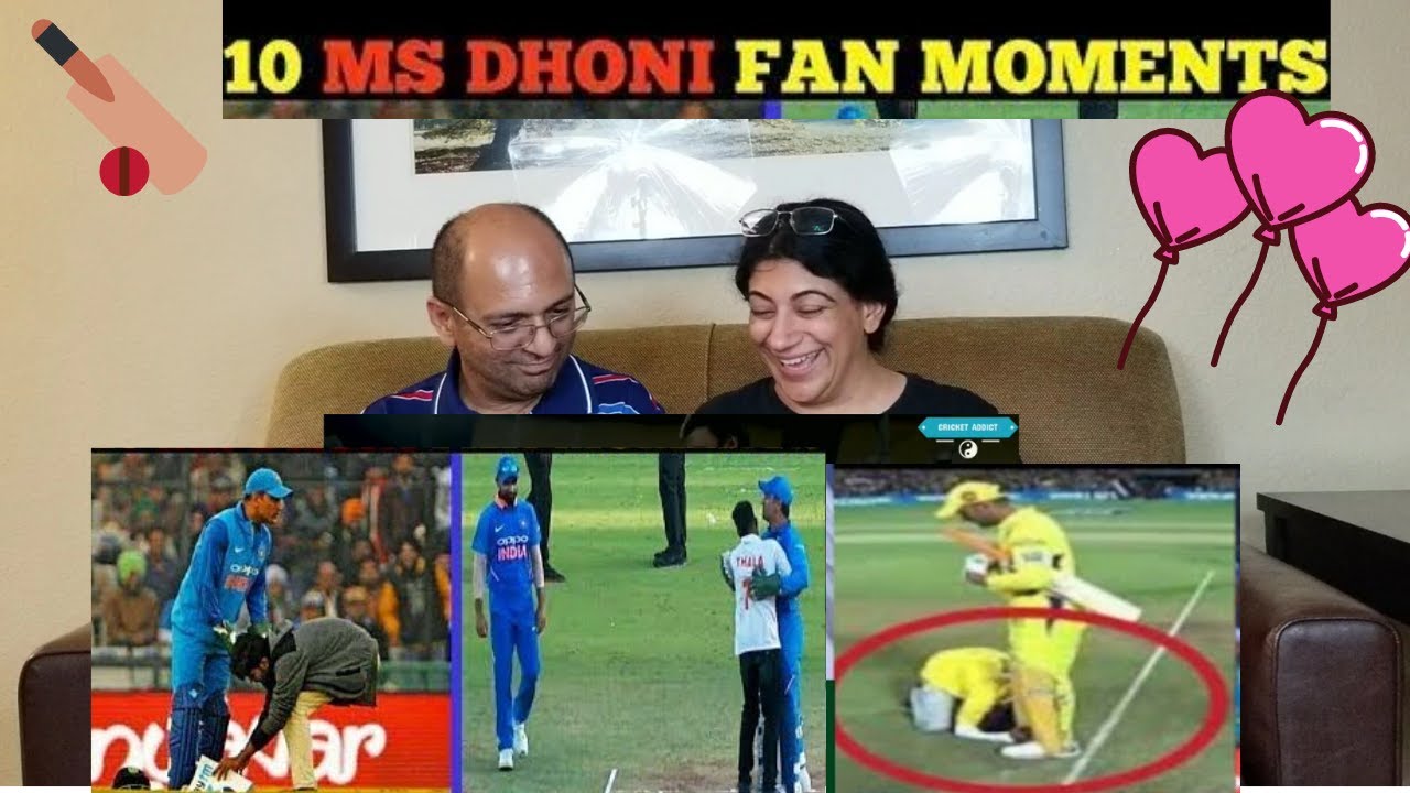 Top 10 Ms Dhoni Fan Moments | Heart Touching Moments | MS Dhoni ...