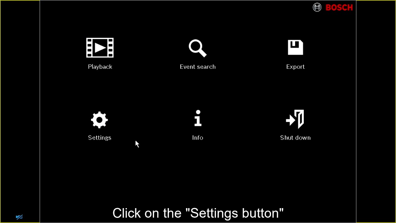 Bosch Security - DIVAR hybrid and network - Camera installer menu: lens ...
