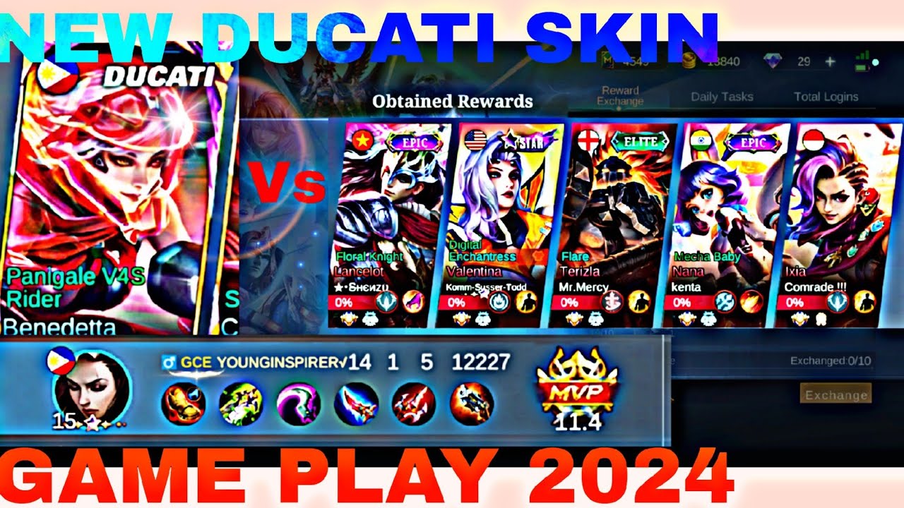 FINALLY! BENEDETTA DUCATI SKIN IS HERE! THANKS MOONTON!!||MOBILE ...