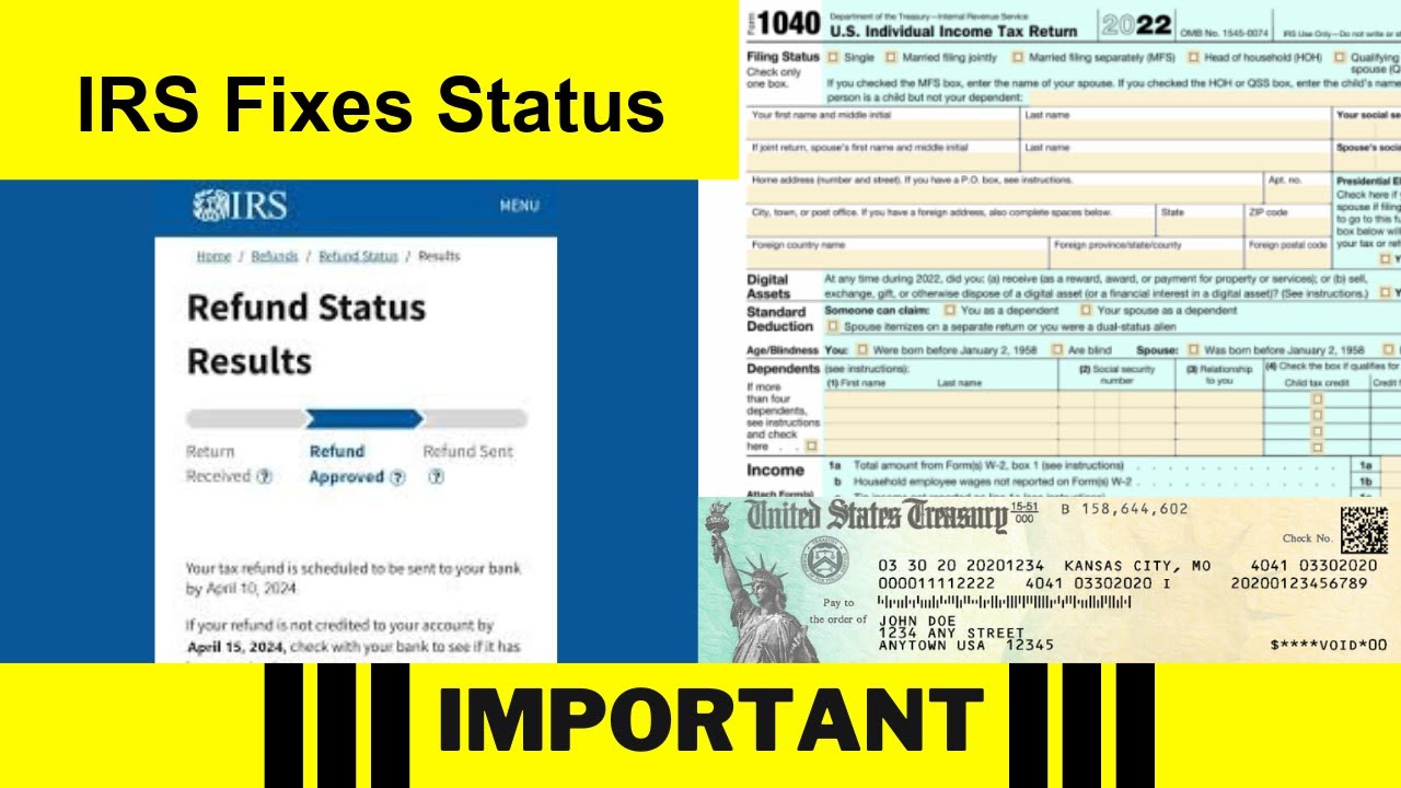 IRS How to Fix Wrong Business Tax Filing Status Get Refund - YouTube