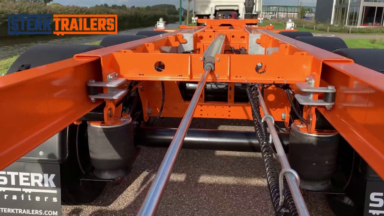 STERK Trailers - Multifunctioneel Containerchassis - YouTube