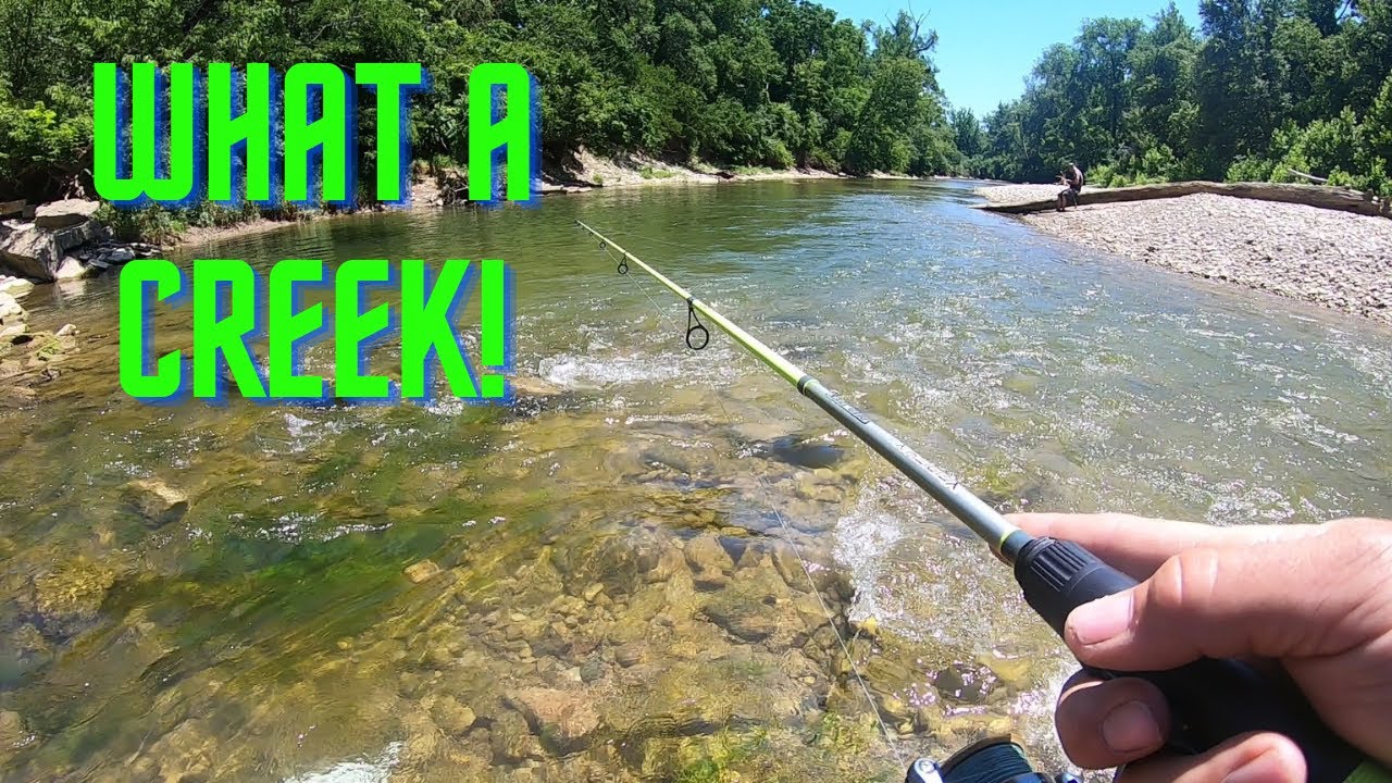 Beautiful Ohio creek! The smallmouth were hungry! - YouTube
