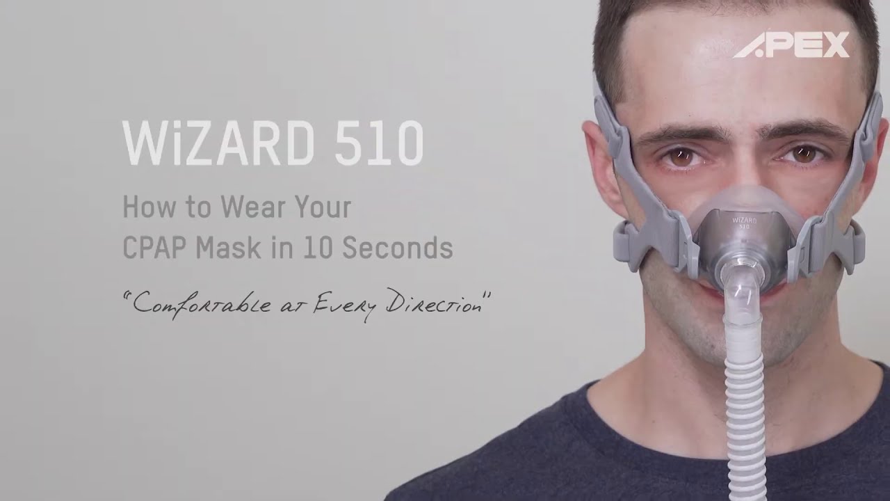 APEX｜WiZARD 510 Nasal Mask: How to Wear Your CPAP Mask | APEX WiZARD ...