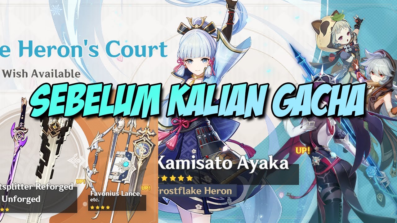 Banner Ayaka Rerun, Ini Review Wuatauw - Genshin Impact Indonesia - YouTube