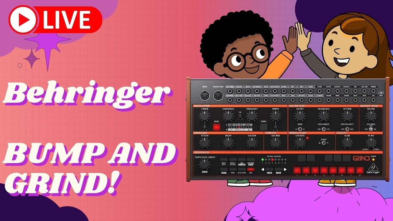 A Little Bump and Behringer Grind w/Autumn Gard - Synth Livestream - NoirEtBlancVie - YouTube