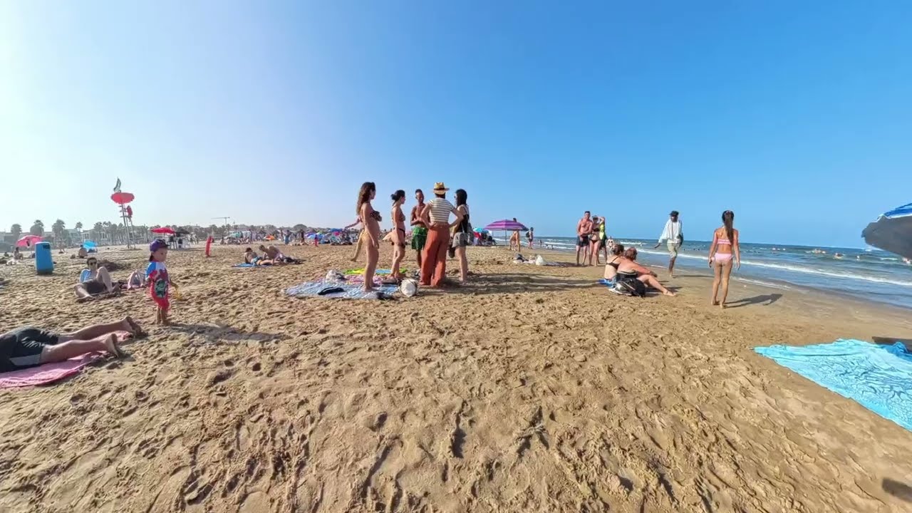 HOT! WOW Barceloneta Beach Party | 4K 2024 MUST SEE Spain Beach - YouTube