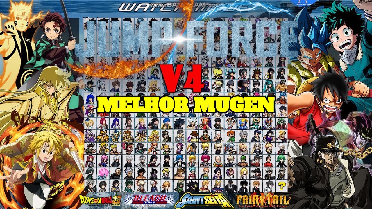 O Melhor Mugen - Jump Force Mugen V4 - YouTube