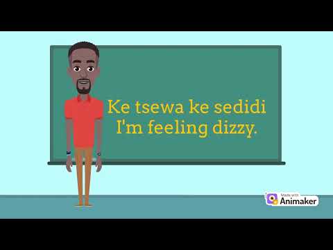Health expressions in Setswana - YouTube