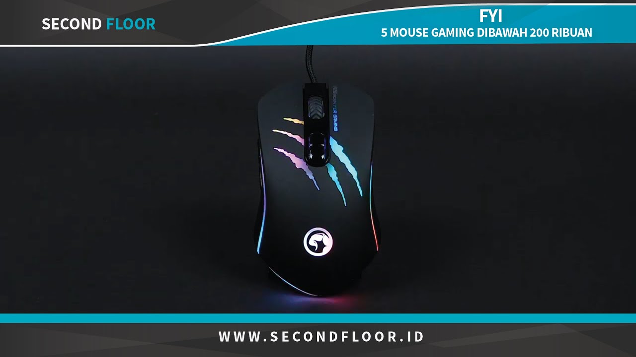 5 Mouse Gaming Dibawah 200 Ribuan - by Secondfloor - YouTube