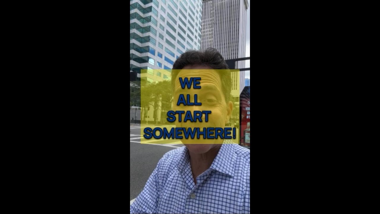 We All Start Somewhere - YouTube
