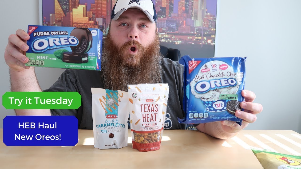 HEB Grocery Store Haul - New Oreo Flavors - Try it Tuesday - Beardly ...