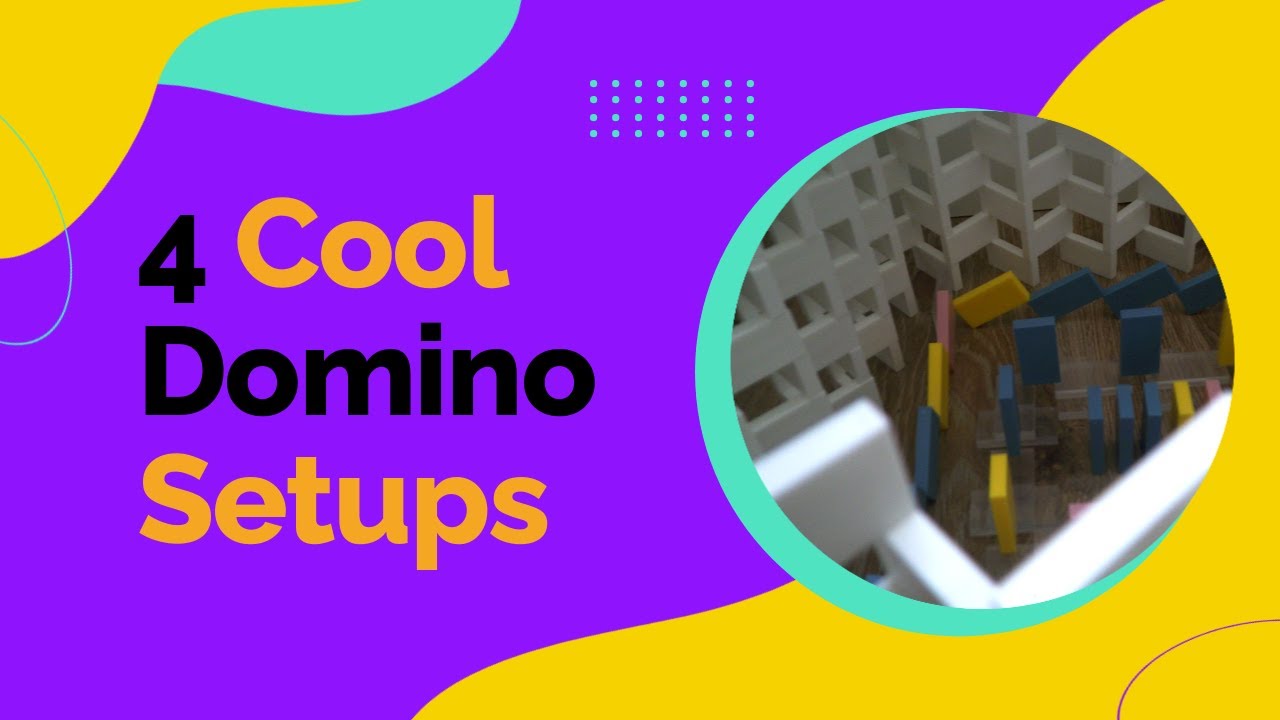 4 Cool Domino Setups - YouTube