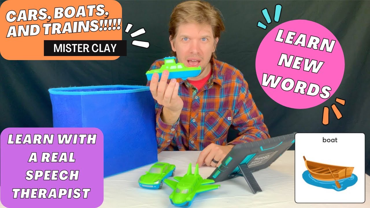 Learn language educational video with Cars Boats and Planes # ...