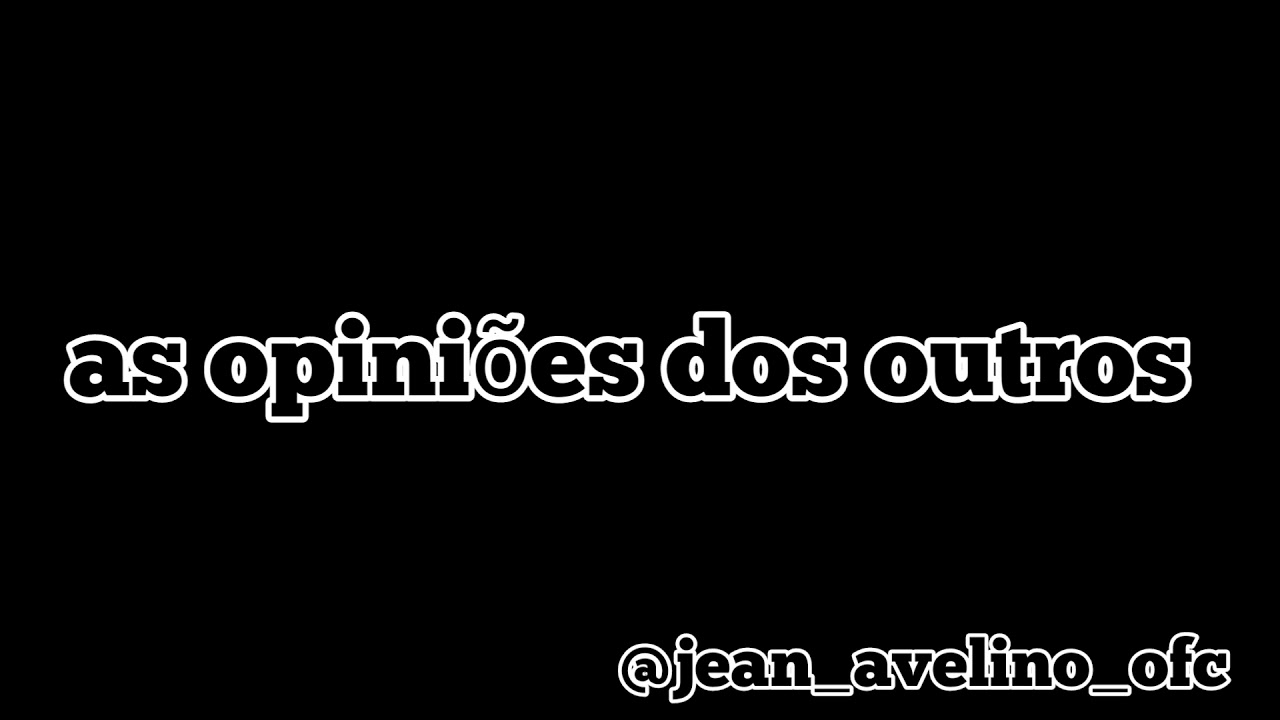 O Passado NÃo Pode Ser Mudado Citação Jean Avelino Youtube