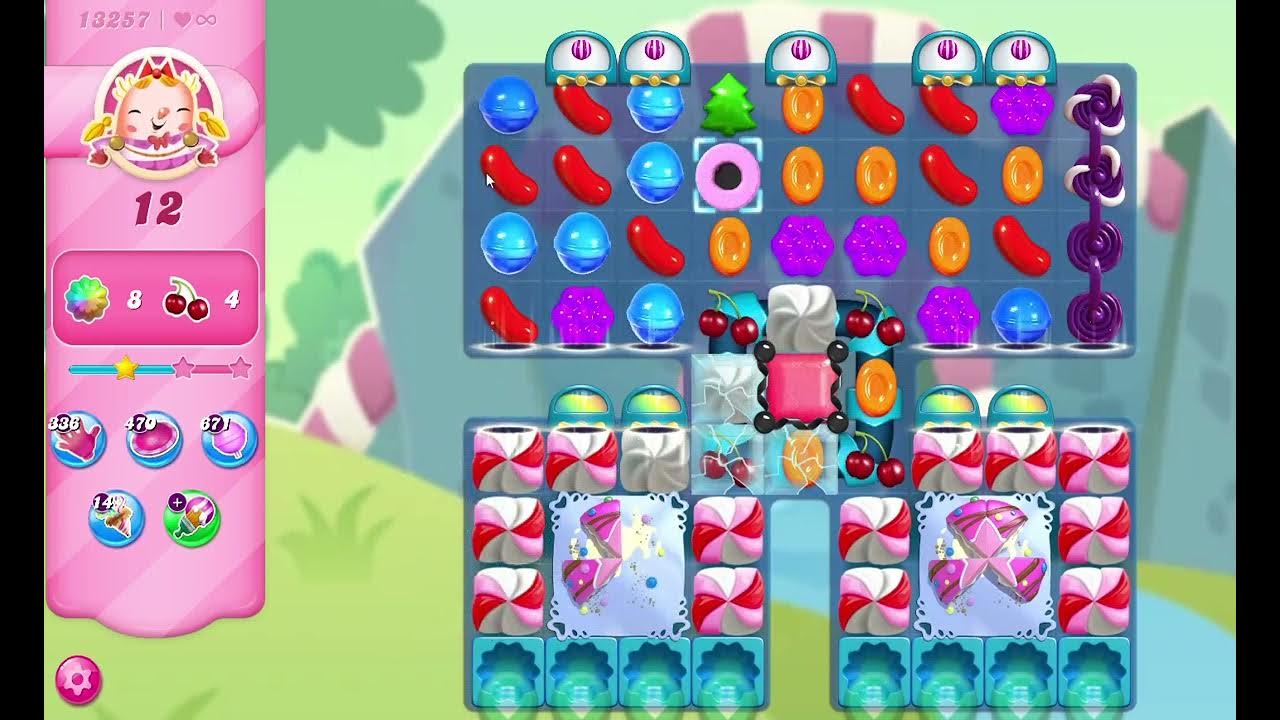 Candy Crush Saga Level 13257 - YouTube