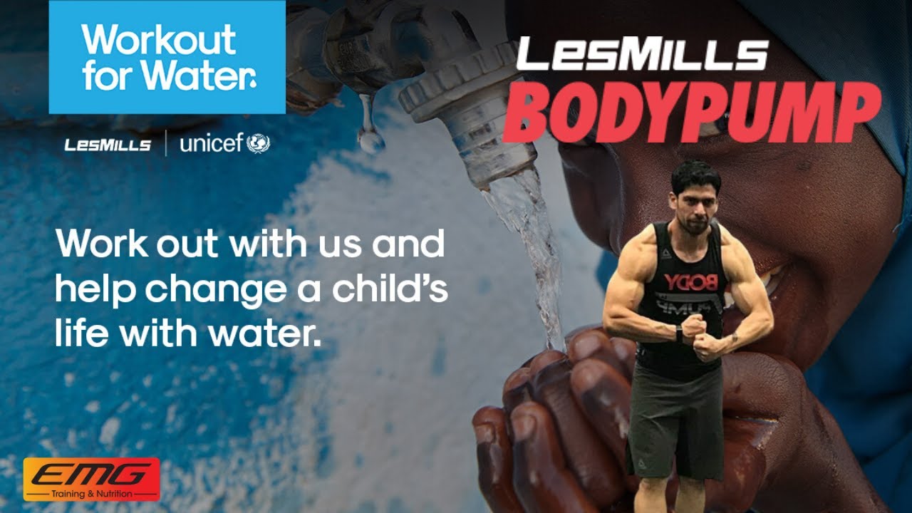 LES MILLS BODYPUMP. VIDEO FOR CONTEST WORKOUT FOR WATER. BODYPUMP 110 ...