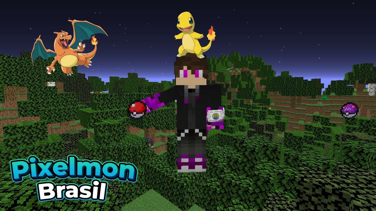 FUI ATRÁS DE CAPTURAR POKÉMONS NO MINECRAFT - Pixelmon Brasil - YouTube