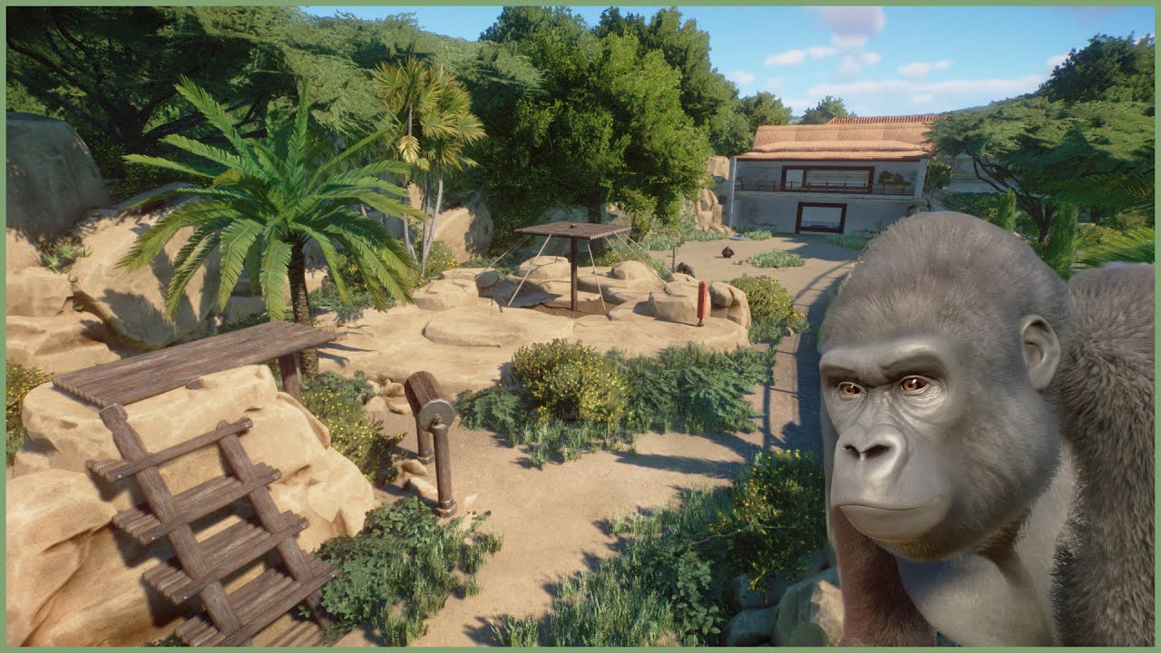 🦍Simple gorilla habitat | Amalfina Zoo | Planet Zoo | speedbuild🌴 - YouTube