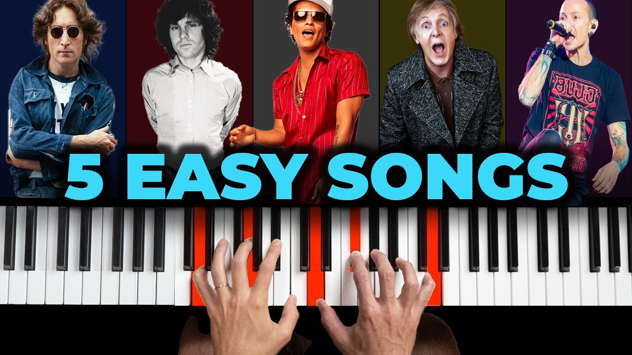 5 Easy Songs To Play On Piano For Beginners with PDF YouTube 5-easy-songs-to-play-on-piano-for-beginners-with-pdf-youtube