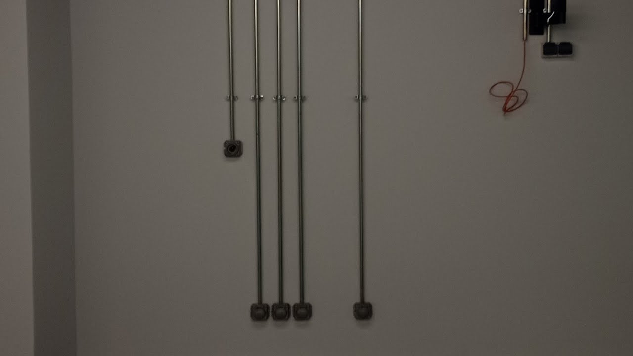 installation électrique apparente (suspendu) #éclairage #electricity # ...