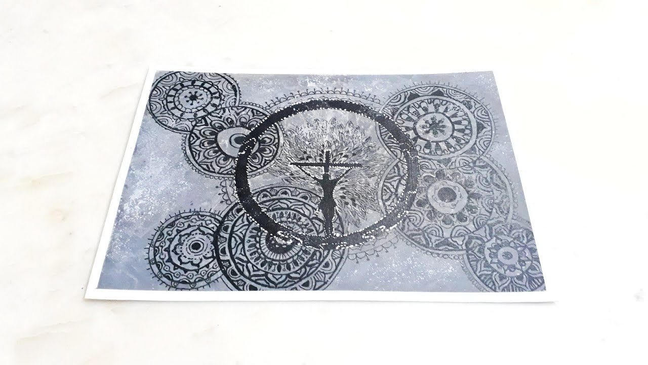 ACRYLIC PAINTING/ JESUS CHRIST/ MANDALA / ART #artwork - YouTube