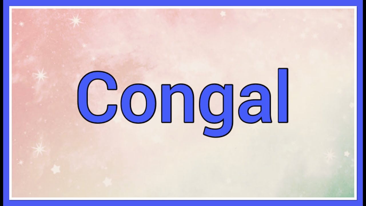 Congal | Name Origin Variations - YouTube