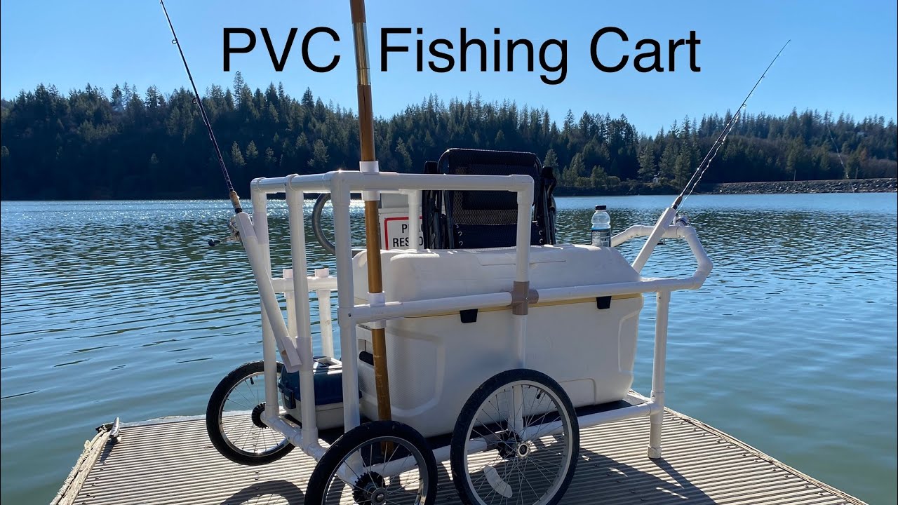 PVC Fishing Cart, full DIY video (off road setup) #FishingCart - YouTube