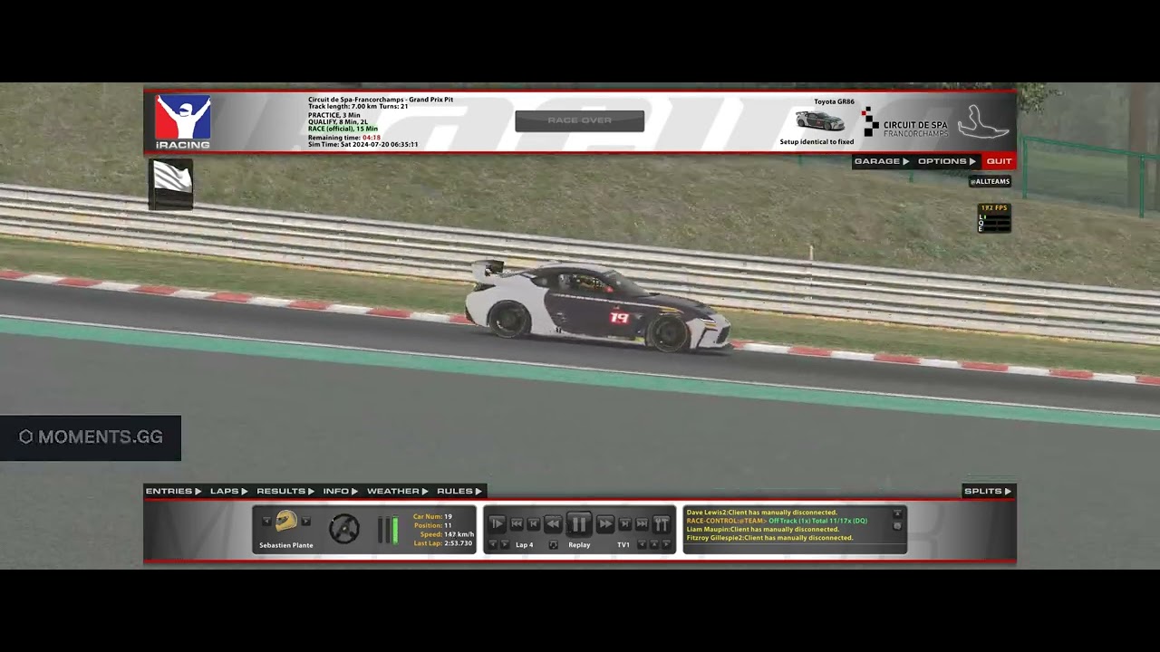 iRacing Glitch... me or Netcode? - YouTube