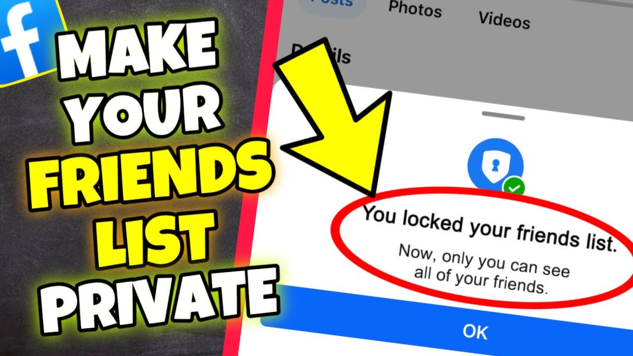 (2025 UPDATED) How To Make Your Facebook Friends List PRIVATE - Hide ...