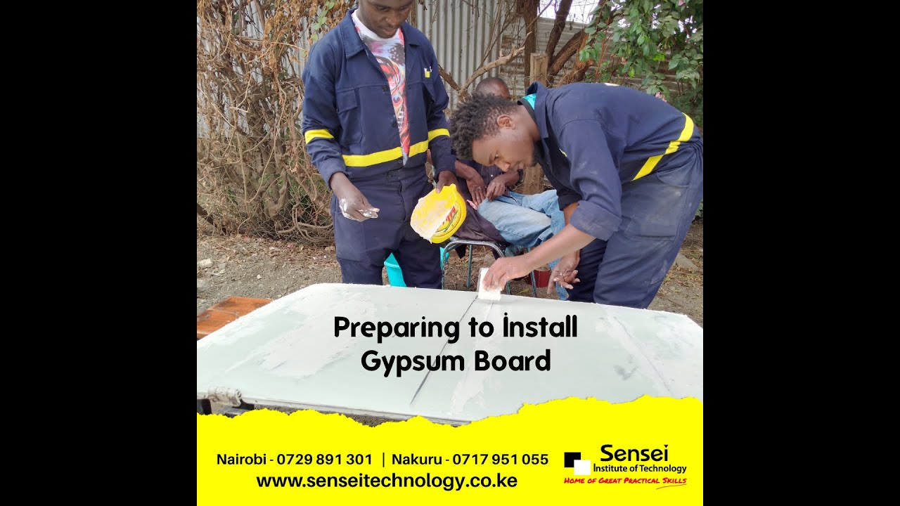 How to Prepare to Install Gypsum Board I Interior Design I Sensei ...