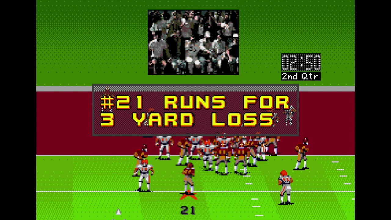 John Madden Football 93 SEGA Genesis Gameplay - Cincinatti Bengals ...