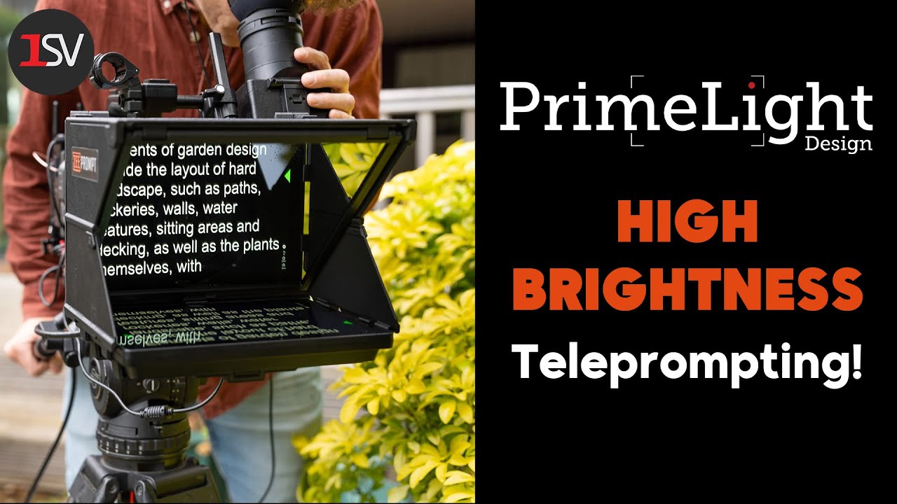 PrimeLight Design's ZeePrompt ZP12-HB Teleprompter: The Teleprompter for Video Professionals ...