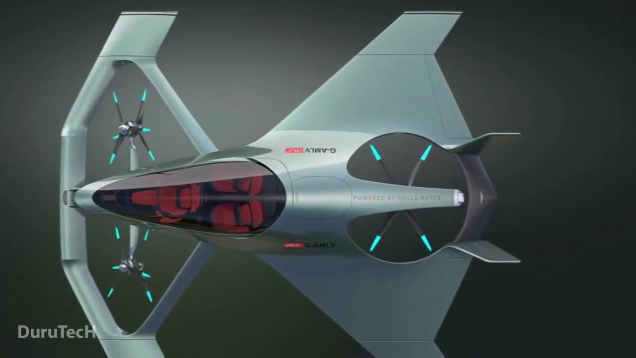 Aston Martin Volante Vision Concept Airplane - YouTube
