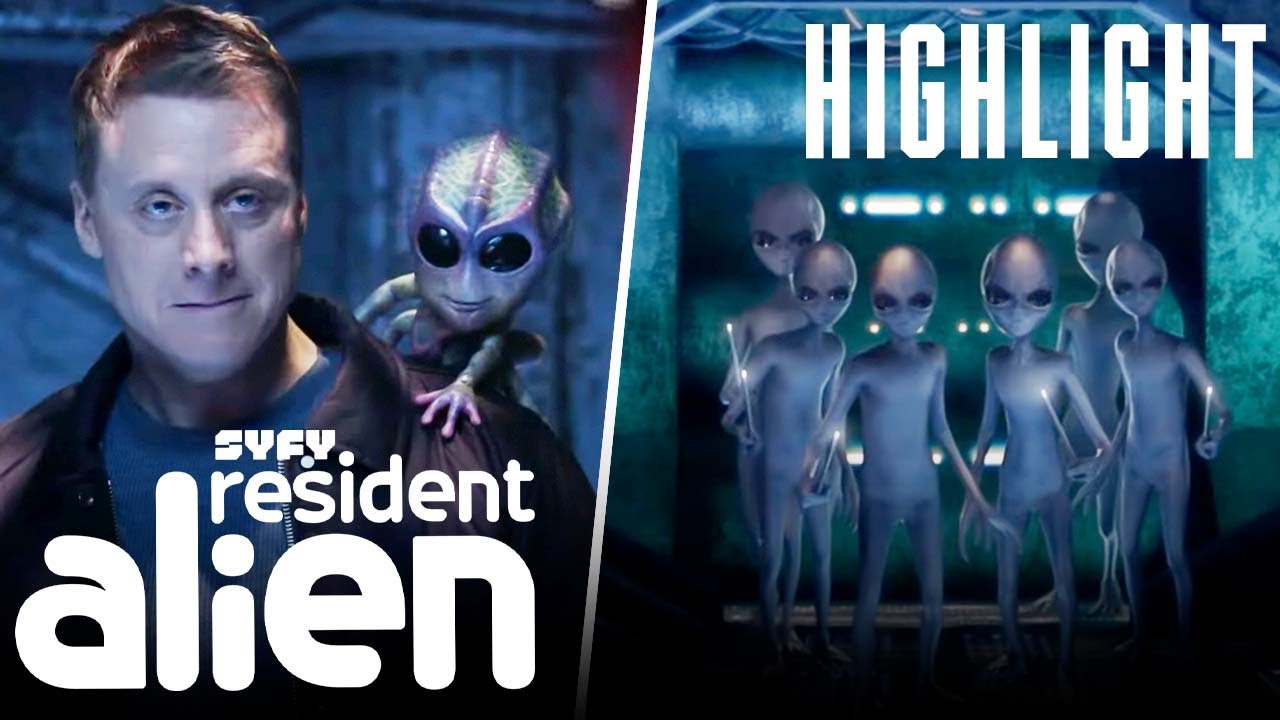 Harry & Baby Bridget Face Off Against The Greys | Resident Alien (S3 E8 ...