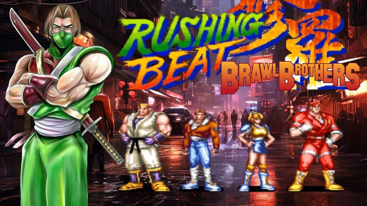 Rushing Beat Ran Brawl Brothers [Super Nintendo | Snes] (JALECO) no ...