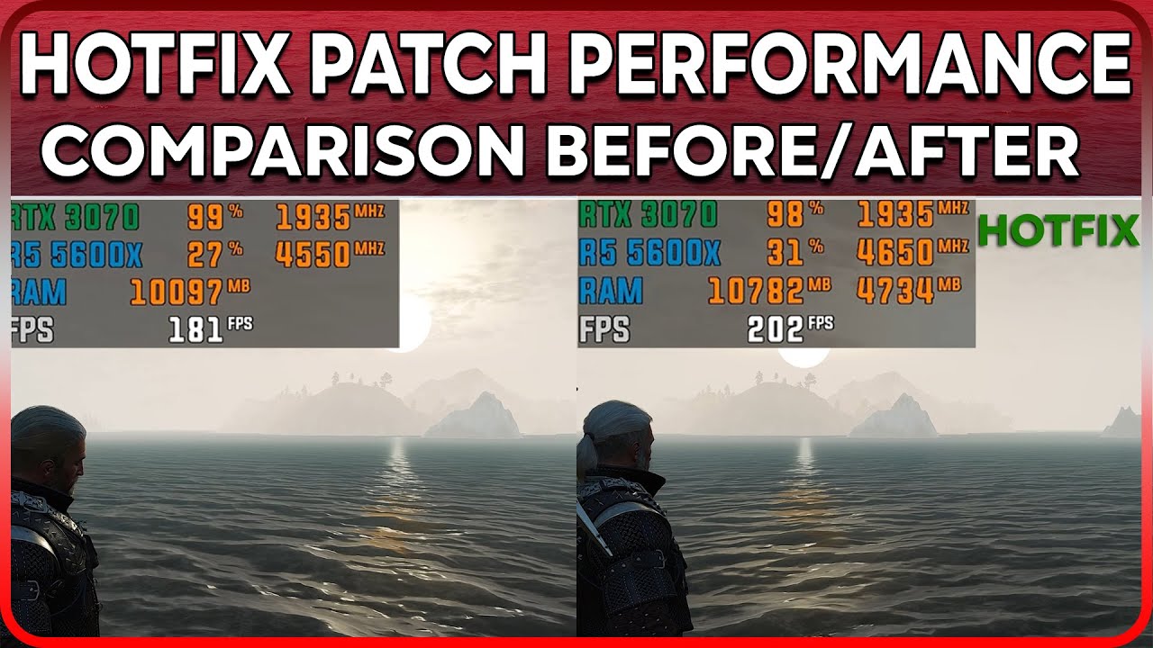 The Witcher 3 Next-Gen Hotfix Patch - Before vs After Patch Performance ...
