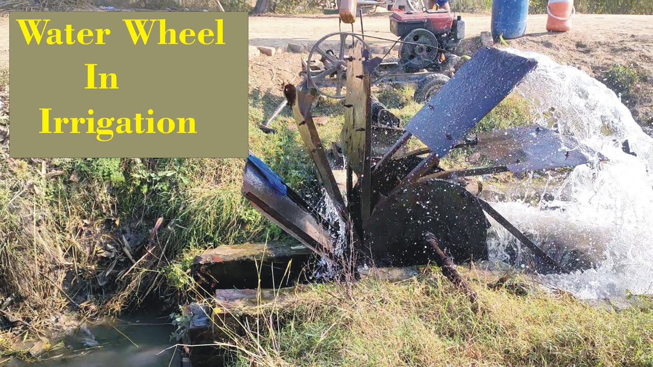 Water Wheel in Irrigation, Tradition Water Wheel | Persian Wheel - YouTube