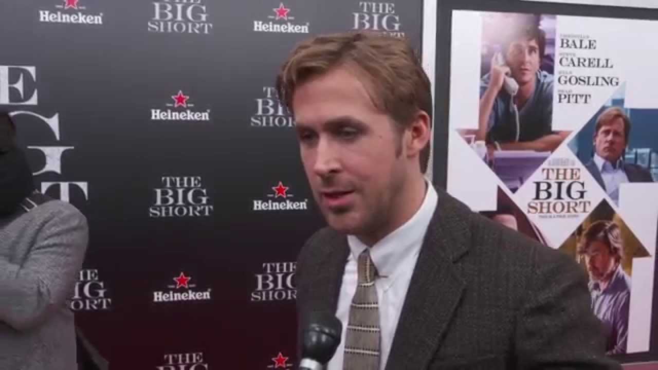The Big Short: Ryan Gosling "Jared Vennett" NYC Red Carpet Premiere ...