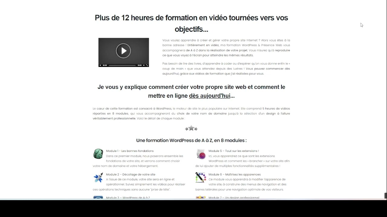 Formation WordPress en Vidéo - YouTube